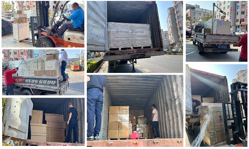 Quyosh energiyasi tizimi konteynerini yuklash diagrammasi ...